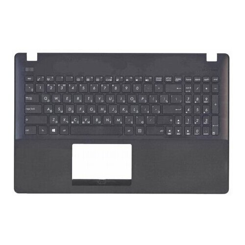 Клавиатура для ноутбука Asus X551 черная, верхняя панель в сборе