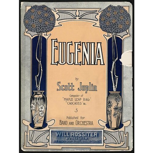 Плакат, постер на холсте Eugenia by Scott Joplin/Скотт Джоплин. Размер 21 х 30 см