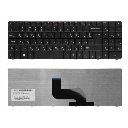 Клавиатура для ноутбука Packard Bell Easynote TJ73 черная