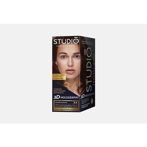 Краска для волос STUDIO professional 3D 1 шт 3.4 Горький шоколад