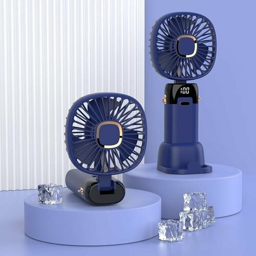 Синий мини-вентилятор SF10