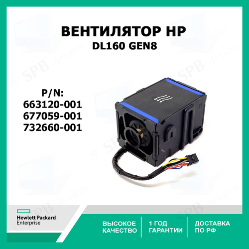 Вентилятор для серверов HP DL160 Gen8 G8 Cooling Fan 663120-001 677059-001 732660-001 GFM0412SS-BB33