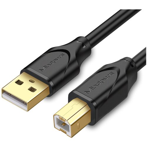 Кабель Mindpure USB A - USB B 2.0 US006 1м