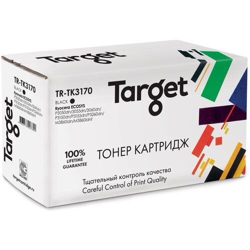 Тонер-картридж Target TK3170, черный, для лазерного принтера, совместимый