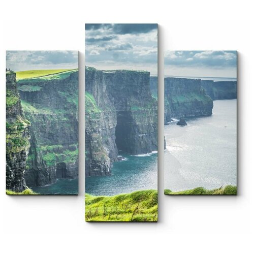 Модульная картина Двухсотметровые скалы Ирландии 120x108