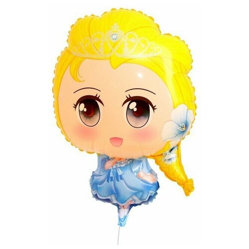 Шар фольгированный 25" "Милая куколка", блондинка