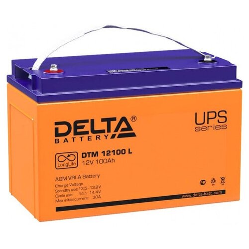 Аккумуляторная батарея DELTA Battery DTM 12100 L 12В 100 А·ч