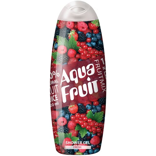 Гель для душа AQUAFRUIT fruit mix fresh, 420 мл, 420 г