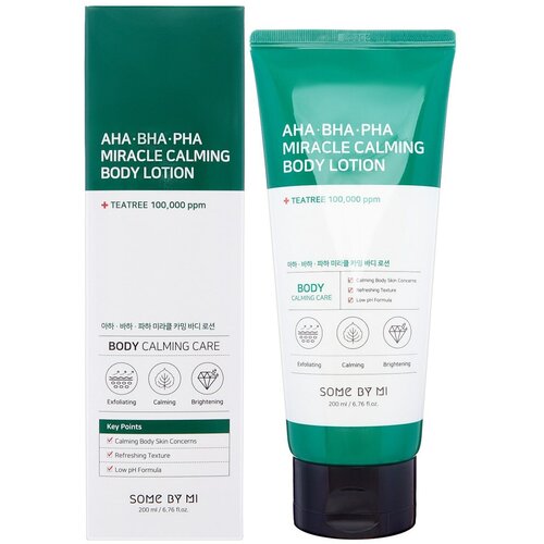 Успокаивающий лосьон для тела с кислотами AHA-BHA-PHA MIRACLE CALMING BODY LOTION, 200 мл