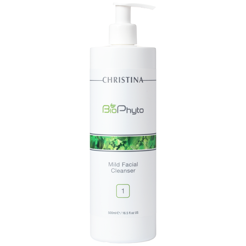 Christina гель для умывания Bio Phyto Mild Facial Cleanser, шаг 1, 500 мл, 1000 г