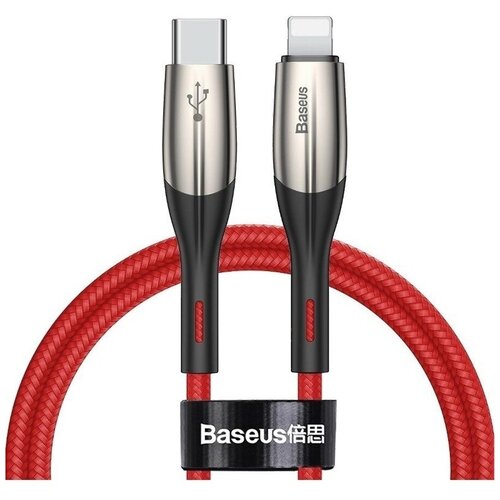Кабель USB Type-C - Lightning 1м Baseus Horizontal Data Cable PD 18W - Красный (CATLSP-09)