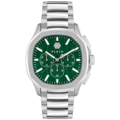 Наручные часы PHILIPP PLEIN мужские PWSAA0223, серебряный, зеленый