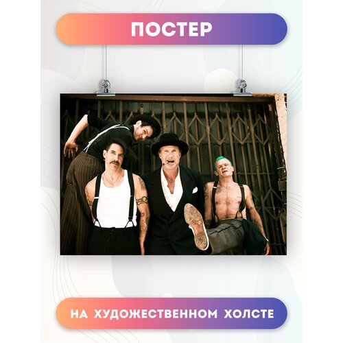 Постер на стену музыкальная группа Red Hot Chili Peppers (21) 60х80 см