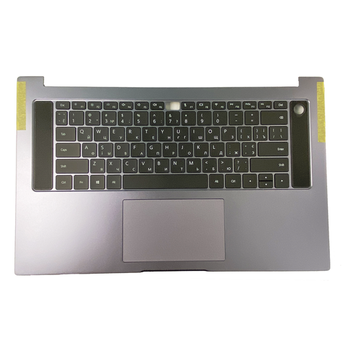 Верхняя часть корпуса с клавиатурой (топкейс) для ноутбука Huawei MateBook D 16 (Original) (Цвет: Серый)