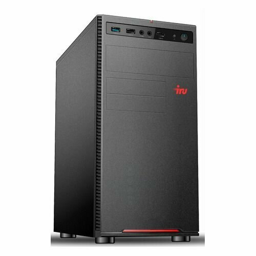 Компьютер iRU Home 310H3SE, Intel Pentium Gold G6405, DDR4 8ГБ, 240ГБ(SSD), Intel UHD Graphics 610, Free DOS, черный [1789287]