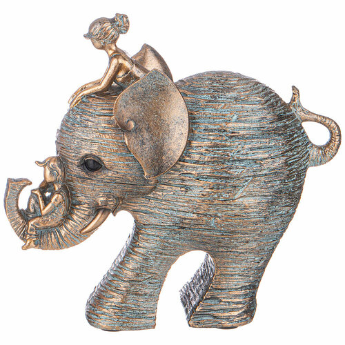 Фигурка декоративная слон 20х8,5х18см (181734)