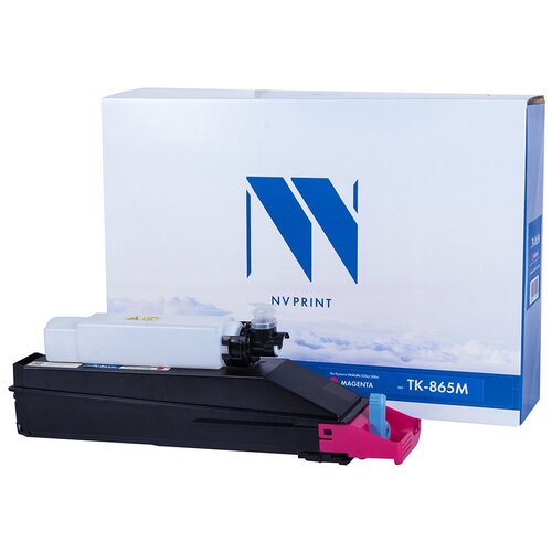 Картридж NV Print TK-865 Magenta для Kyocera, 12000 стр, пурпурный