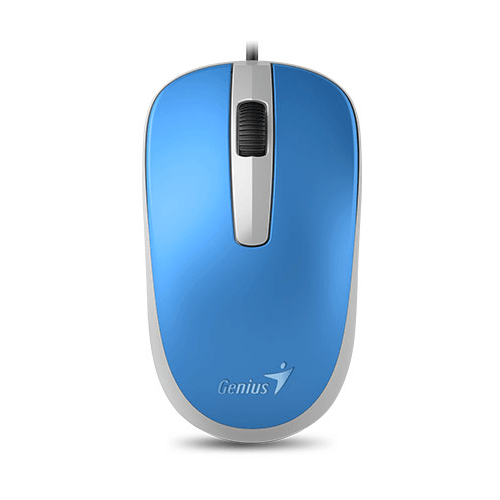 Мышь DX-120, USB, G5, голубая (blue, optical 1000dpi, подходит под обе руки) new package