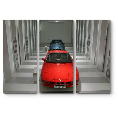 Модульная картина Музей BMW в Мюнхене100x72