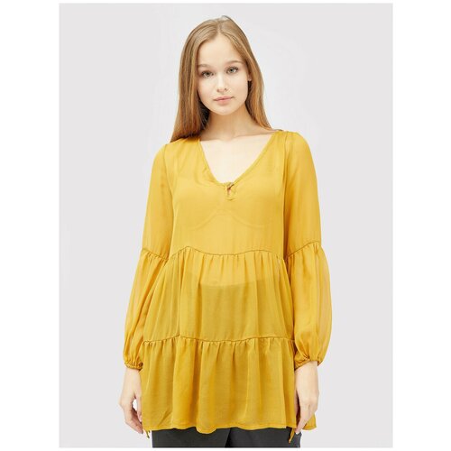 Блуза Alessia Santi, размер 44, желтый