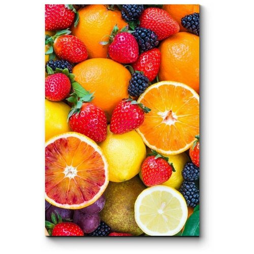 Модульная картина Сочные фрукты30x45