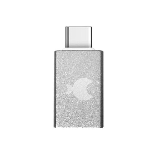 Переходник/адаптер Moonfish USB Type-C - USB (MFUSBC), 1 шт., серебристый