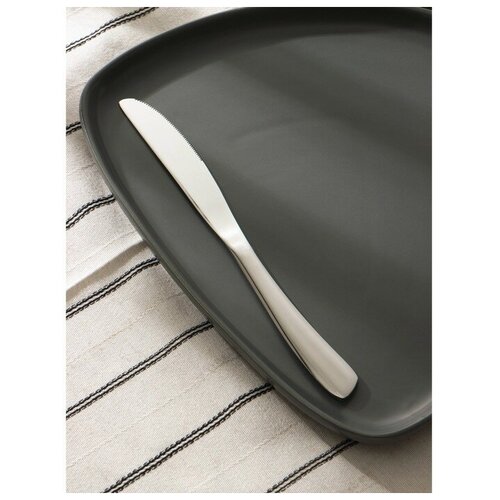Нож столовый из нержавеющей стали Magistro «Эми», длина 22,6 см, цвет серебряный