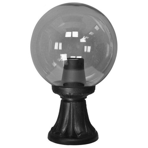 Fumagalli Уличный светильник Globe 250 G25.111.000.AZE27, E27, 60 Вт, цвет арматуры: черный, цвет плафона серый