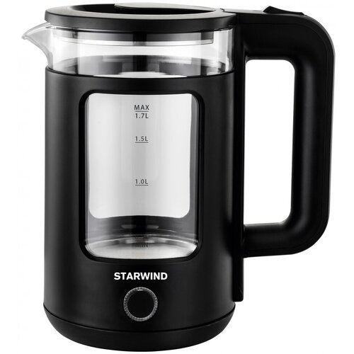 Чайник электрический Starwind SKG1053 1800Вт черный