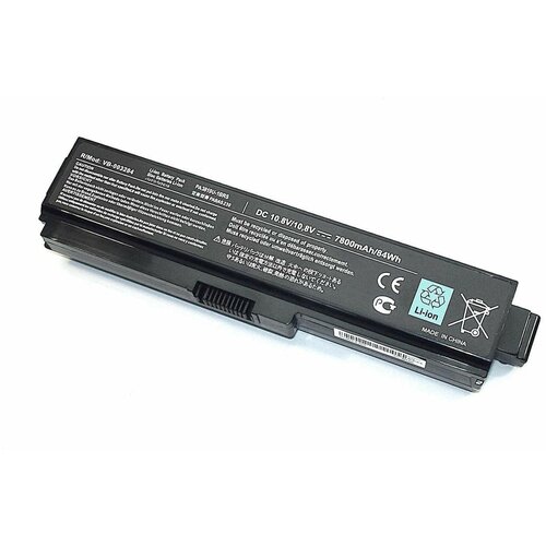 Аккумулятор для ноутбука Toshiba C650 C600 A660, 10.8V, 7800mAh, p/n PA3728U-1BAS, PA3817U-1BAS, 1шт