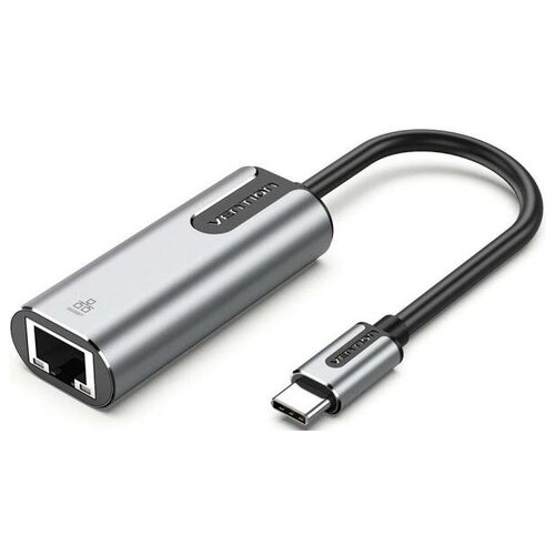 Vention USB-C to Gigabit Ethernet Adapter 0.15M Gray Aluminum Alloy Type