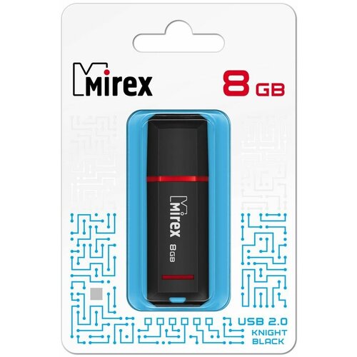 Флешка USB Flash Drive MIREX KNIGHT BLACK 8GB
