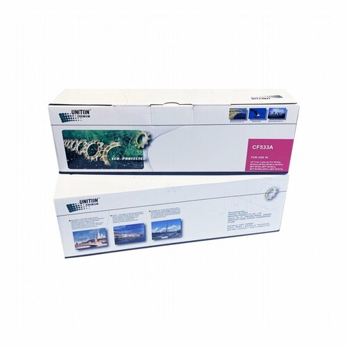 Картридж для HP Color LJ M154/ M180/ M181 CF533A (205A) кр (0,9K) UNITON Premium GREEN LINE (Eco Protected)