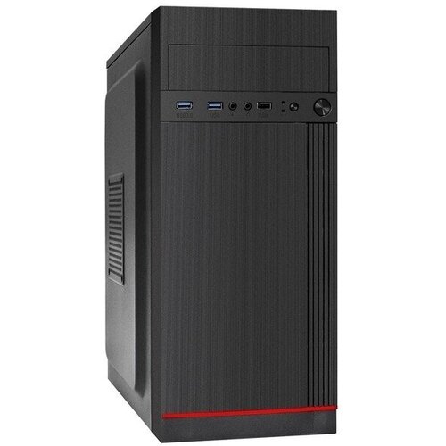 Exegate EX290188RUS Корпус Miditower ExeGate AA-442U2-AA400 (ATX, AA400 8 см, 1*USB+2*USB3.0, аудио, черный)