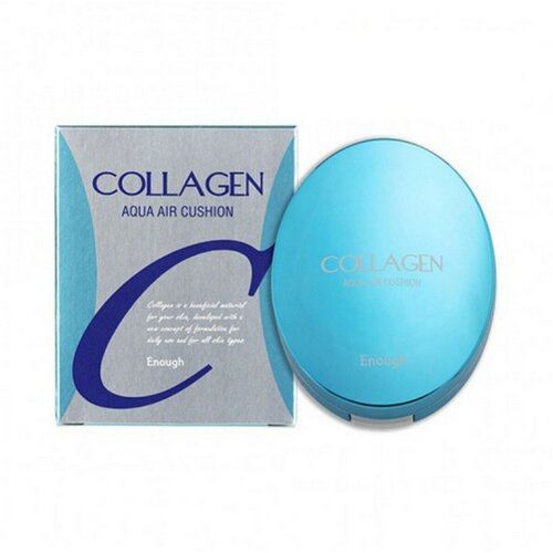 Увлажняющий кушон с коллагеном Collagen Aqua cushion #21, 15 гр. Enough