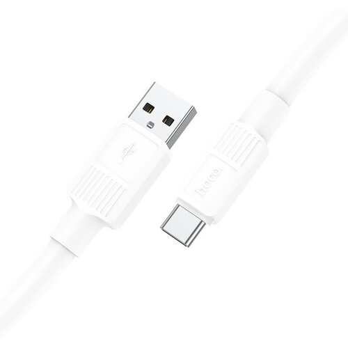 Кабель USB - Type-C HOCO X84 Solid, 1.0м, 3.0A, цвет: белый