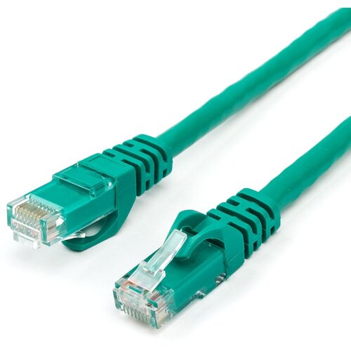 Atcom Патч-корд UTP 6 кат. Atcom AT9411 с разъемами RJ-45, зеленый (3.0м)