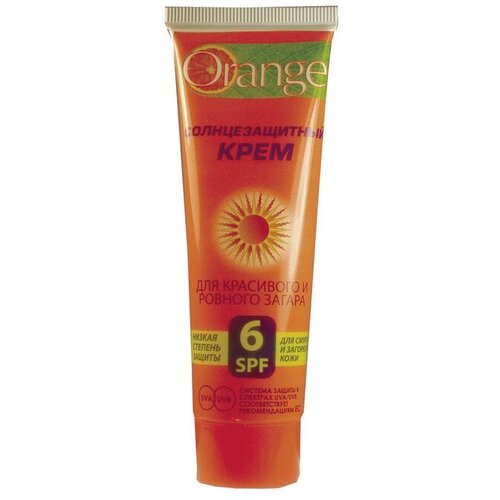 ORANGE Крем солнцезащитный Orange для загара SPF 6, 90 мл