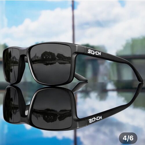 Солнцезащитные очки SCVCN, черный