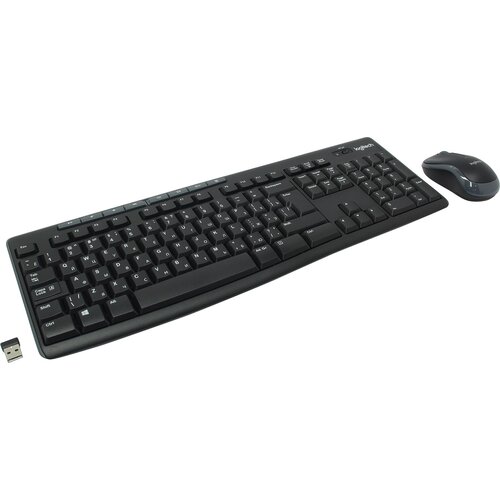 Клавиатура + мышь Logitech MK270, беспроводная, USB, черный (920-003381/920-004509/920-004518)