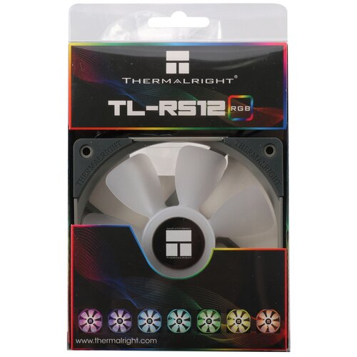 Вентилятор для корпуса Thermalright TL-RS12, черный/белый
