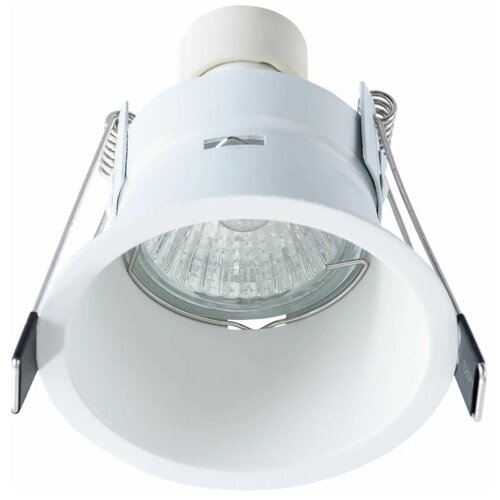 Спот Arte Lamp A6667PL-1WH, GU10, 50 Вт, теплый белый, цвет арматуры: белый, цвет плафона: белый