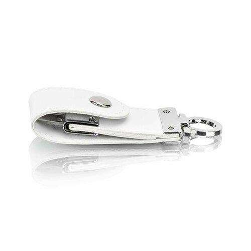 USB флеш-накопитель, Кожаная флешка Banyan, 16 ГБ, белая, USB 2.0, арт. F20 5шт