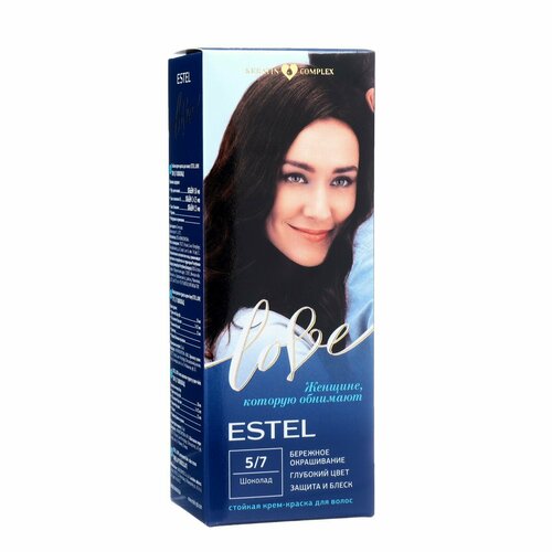 Стойкая крем-краска для волос ESTEL LOVE шоколад