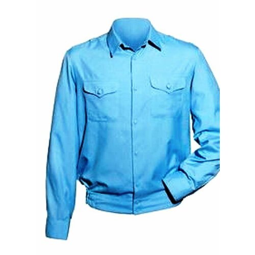 Рубашка, размер 188, голубой