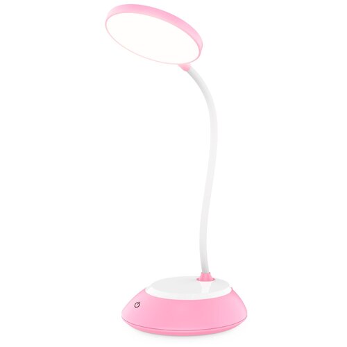 Настольная LED лампа DE603 PI/WH розовый/белый LED 2800-6500K 5W