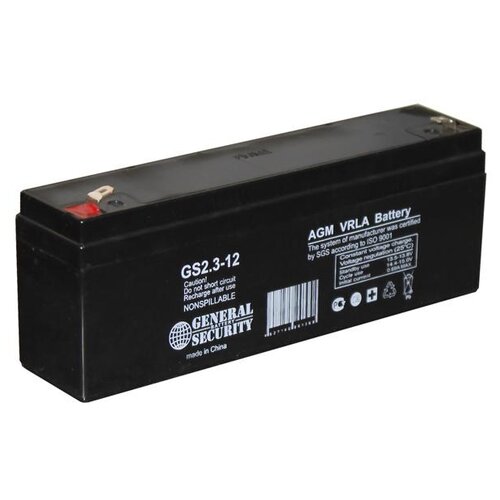 Свинцово-кислотный аккумулятор General Security GS 2.3-12 (12 В, 2.3 Ач)