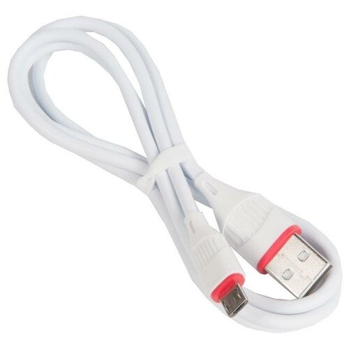 Кабель BOROFONE BX17 Enjoy, USB - MicroUSB, 2.4A, 1м, белый