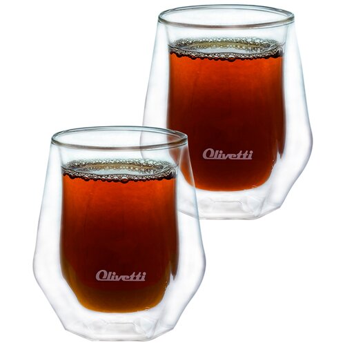 Набор стаканов Olivetti DWG24, 200 мл, 2 шт., бесцветный