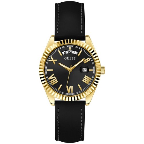 Наручные часы GUESS Dress Steel GW0357L1, черный, золотой